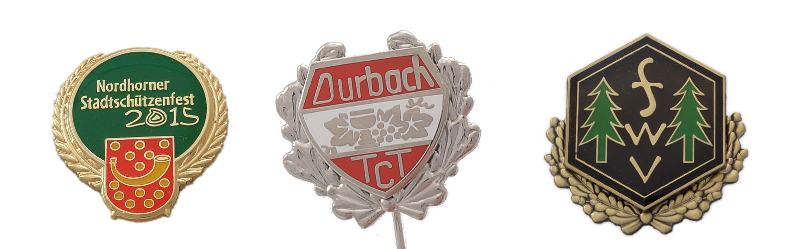 Individuelle Ehrenkränze für Ihre Anstecknadeln